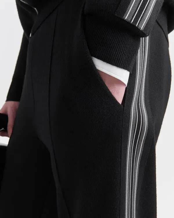 Prada Stripe-detailed Straight Leg Track Pants