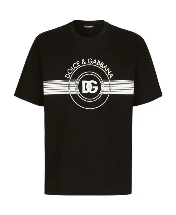 Dolce & Gabbana Dolce Gabbana Logo Printed Crewneck T-shirt