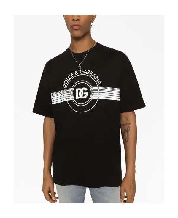 Dolce & Gabbana Dolce Gabbana Logo Printed Crewneck T-shirt