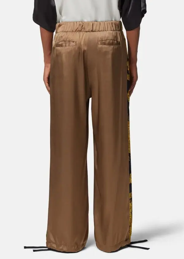 Versace Baroque Printed Drawstring Pants