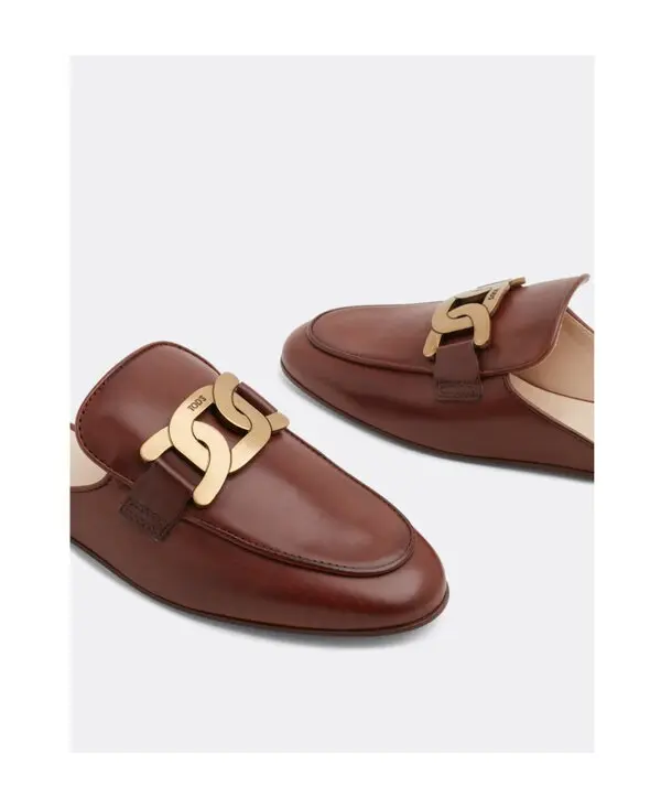 TOD'S Chain Detail Mules