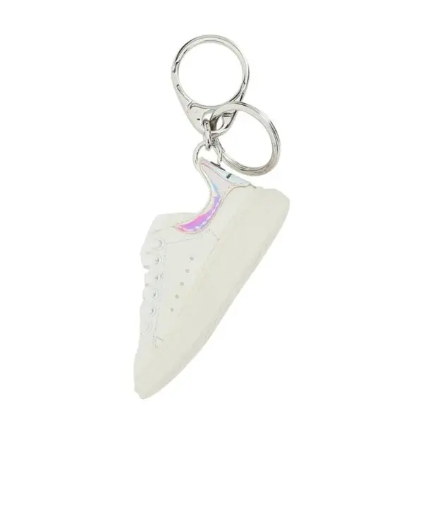 Alexander McQueen Sneaker Charm Key Ring - White