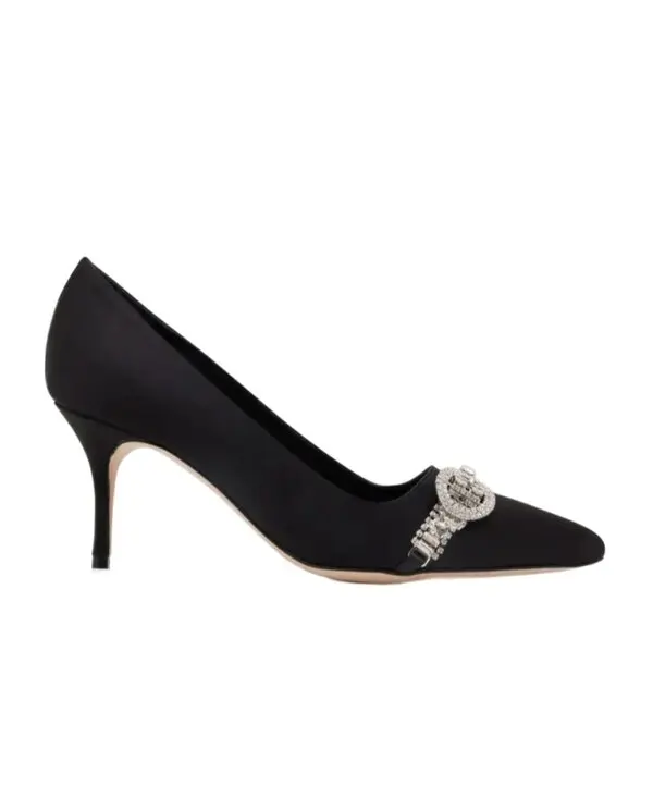 Manolo Blahnik Embellished Pointed Toe Pumps