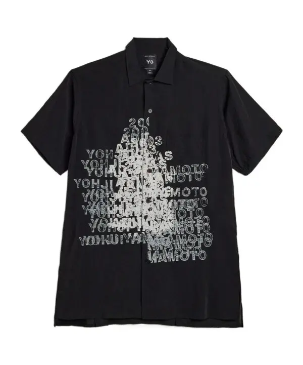 Y3 Placed Graphic Short-sleeve Long Shirt