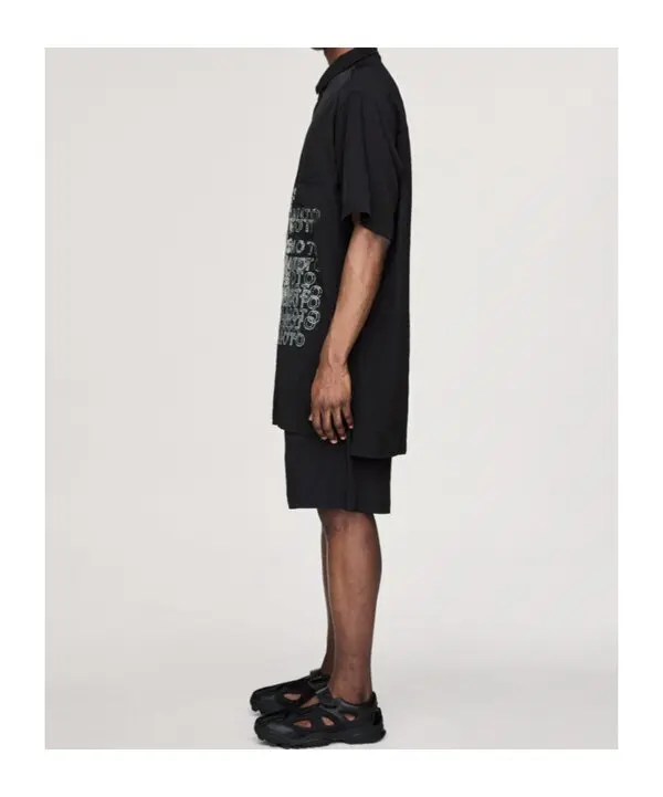 Y3 Placed Graphic Short-sleeve Long Shirt