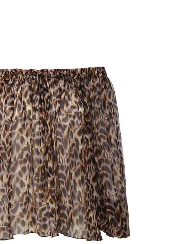 Isabel Marant Étoile Off-shoulder Leopard Print Blouse