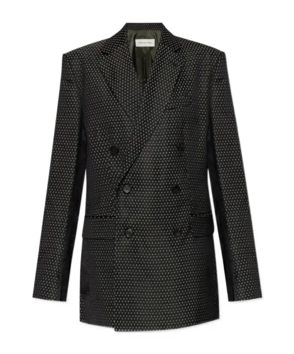 Dries Van Noten Long Sleeve Blazer - Black