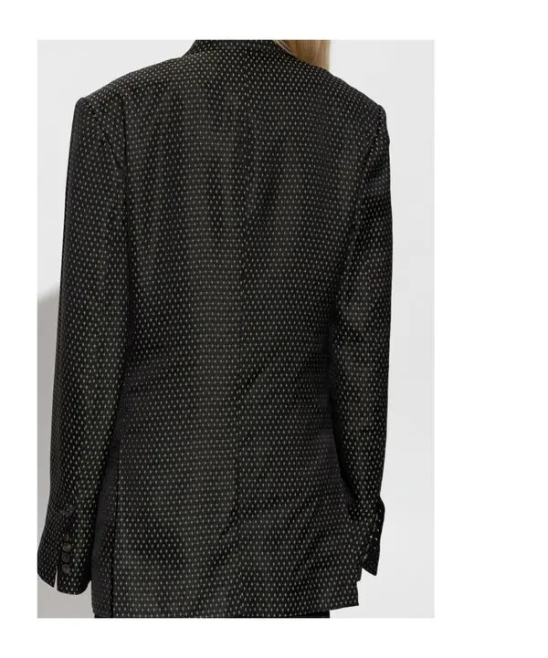 Dries Van Noten Long Sleeve Blazer - Black