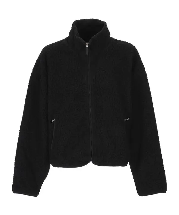 ENTIRE STUDIOS Sherpa Zip Jacket - Black