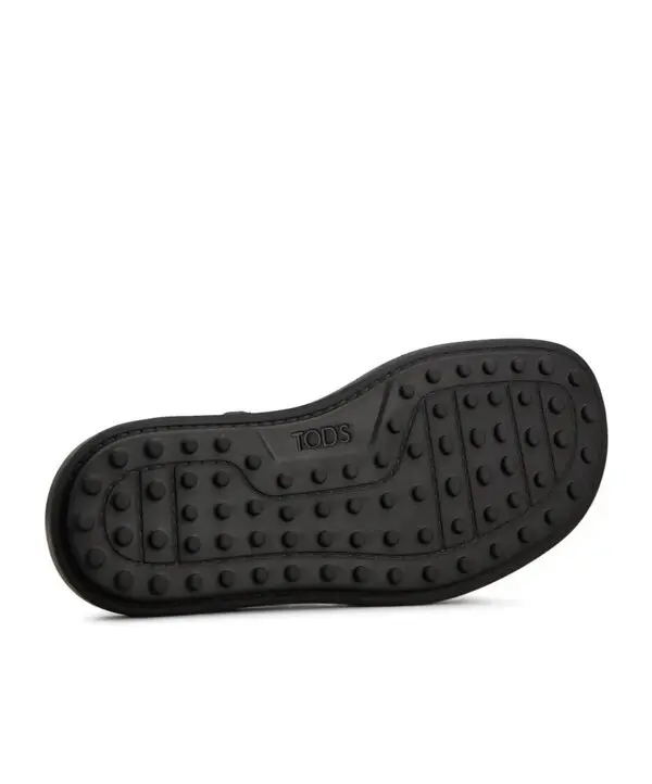 TOD'S Ankle Strap Sandals With Metal Detail - Black