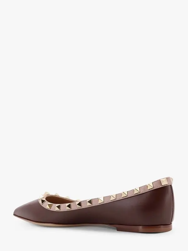 Valentino Garavani Rockstud Pointed Toe Flats - Multicolor