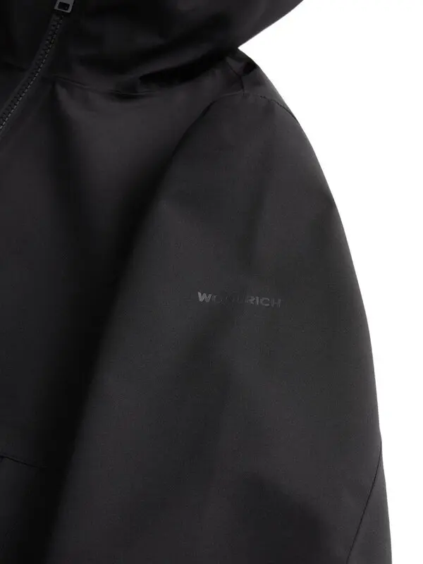 Woolrich Waterproof Hooded Stretch Jacket - Black
