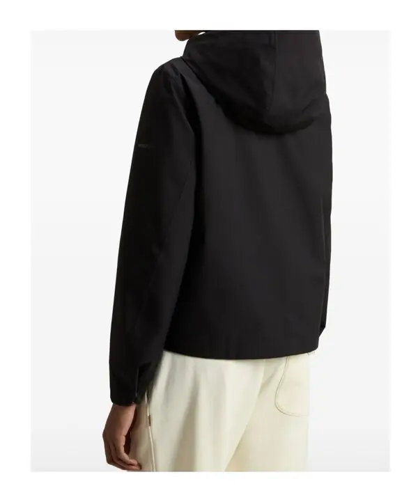 Woolrich Waterproof Hooded Stretch Jacket - Black