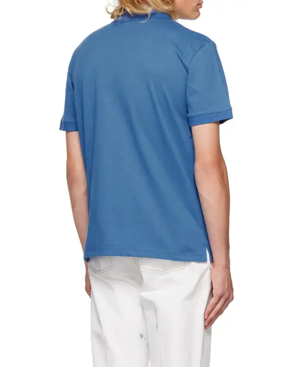 Alexander McQueen Logo-trim Polo Shirt