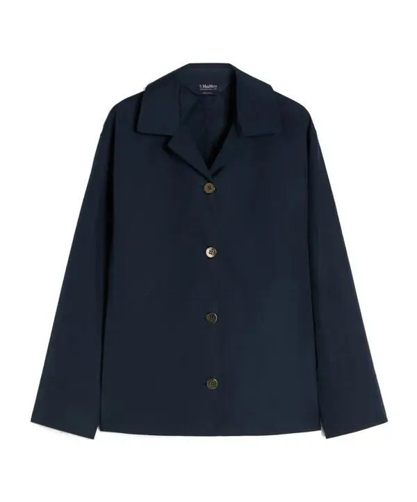 Max Mara Gentile Button-fastening Shirt - Midnight Blue