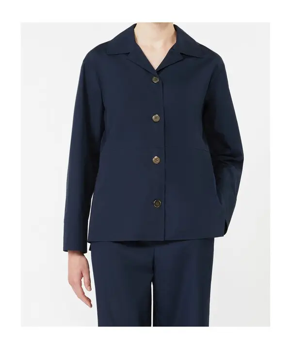 Max Mara Gentile Button-fastening Shirt - Midnight Blue