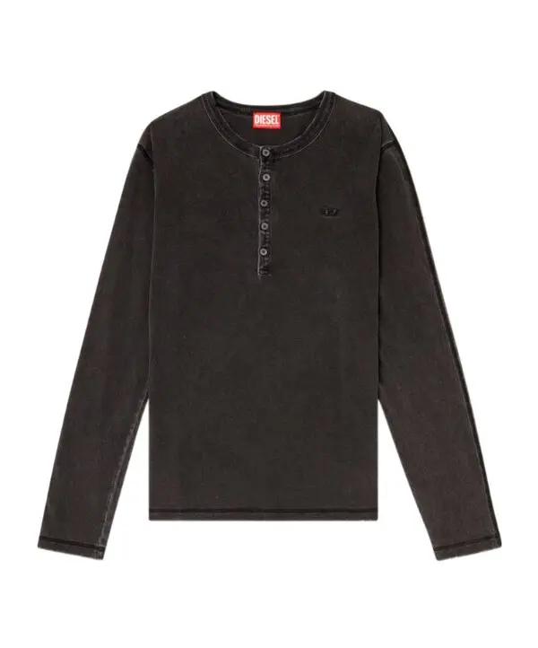 DIESEL® T Mind Long Sleeve Henley T-shirt