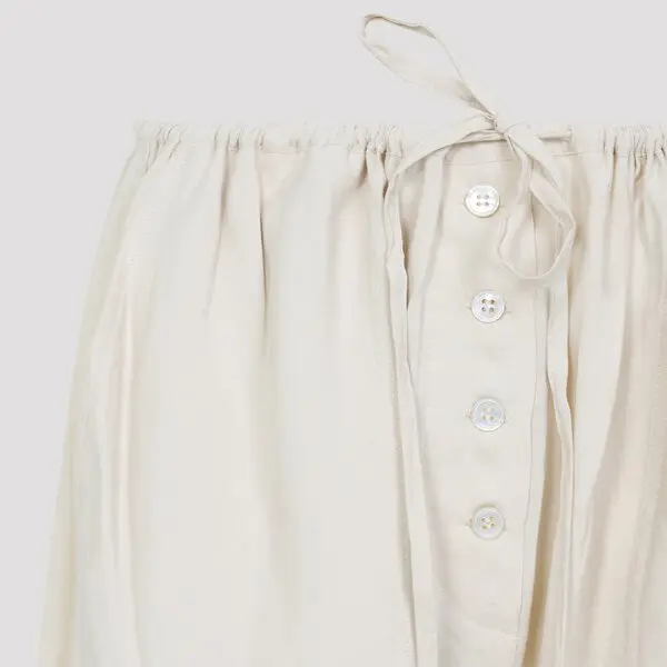 Studio Nicholson Hera Drawstring Pants - White