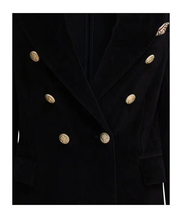 CIRCOLO 1901 Double-breasted Velvet Blazer