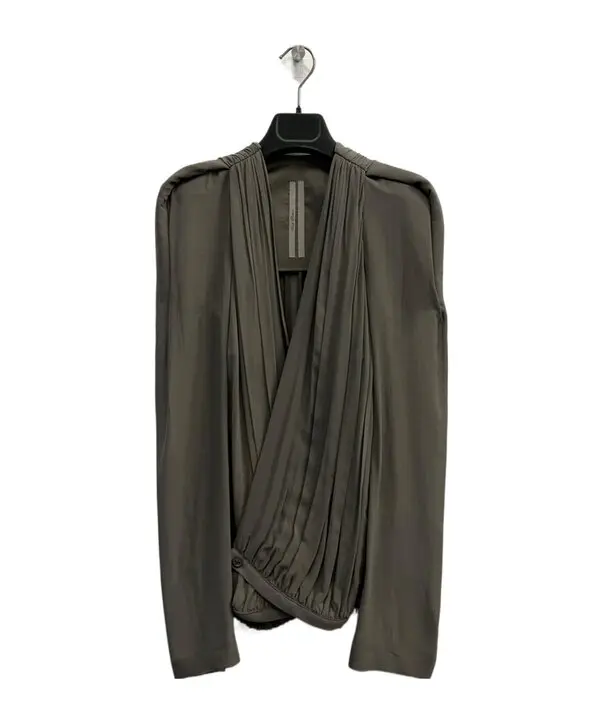 Rick Owens Maria Draped Crossover Jacket - Black