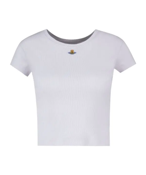 VIVIENNE WESTWOOD Orb Logo Cropped T-shirt