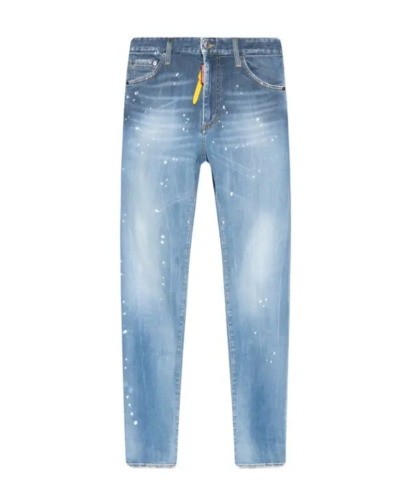 Dsquared2 Paint Splatter Effect Straight-leg Jeans