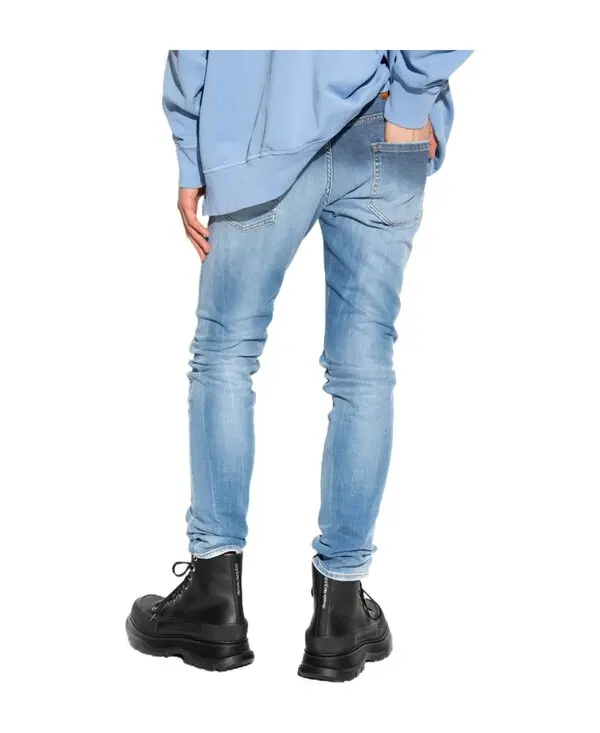 Dsquared2 Paint Splatter Effect Straight-leg Jeans