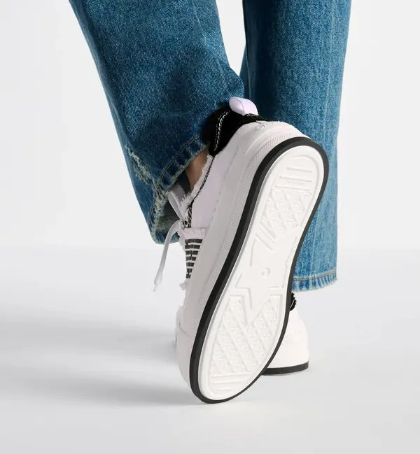 Dior Walk'n' Platform Sneaker With Diorgraphique Logo - White/black