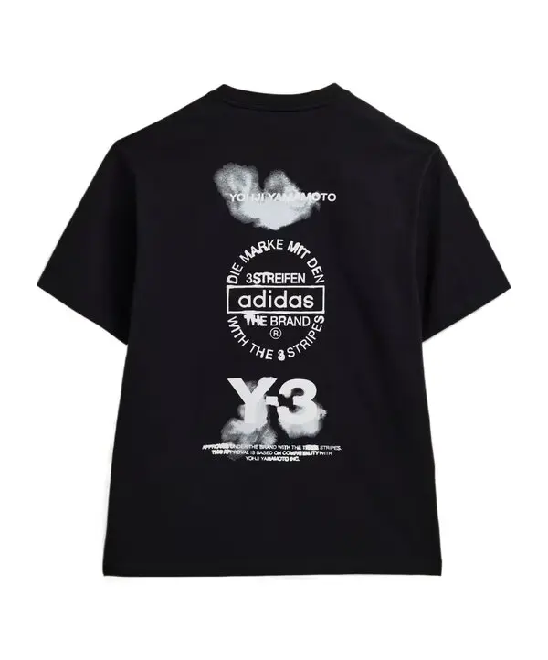 Y3 Graphic Printed Short Sleeved T-shirt