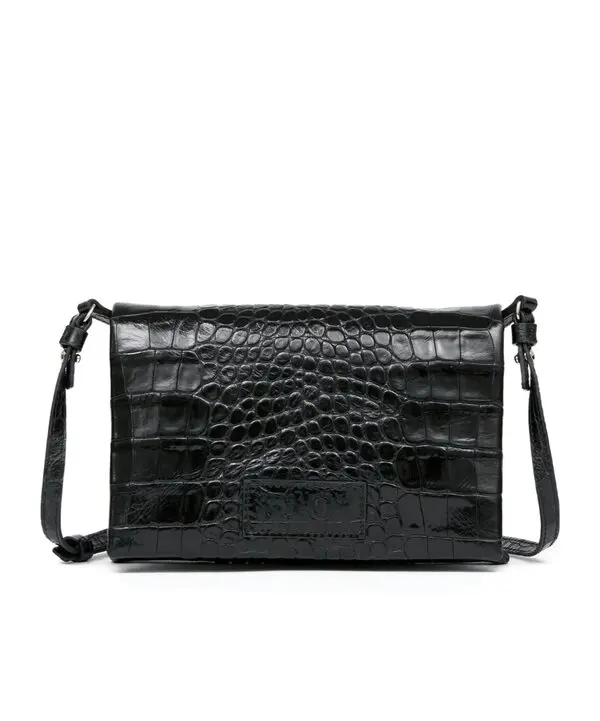MAISON MARGIELA Embossed Logo Patch Shoulder Bag