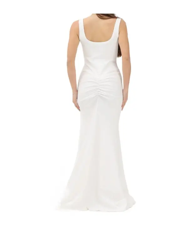 Versace Ruched Maxi Dress