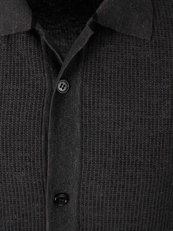 Brioni Knit Short-sleeve Shirt - Grey