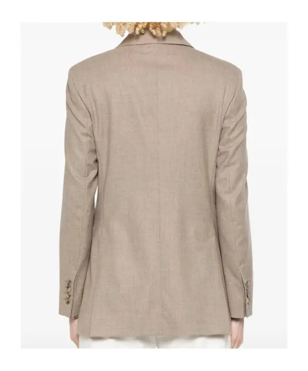 Max Mara Lapel Long-sleeved Double-breasted Blazer