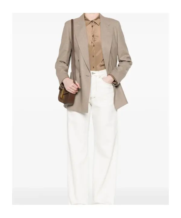 Max Mara Lapel Long-sleeved Double-breasted Blazer