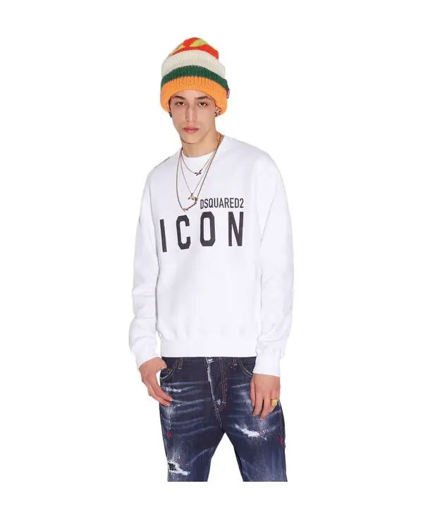 Dsquared2 Icon Crewneck Sweatshirt - White