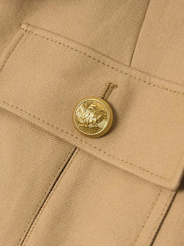 Chloé Cropped Jacket With Logo Detail