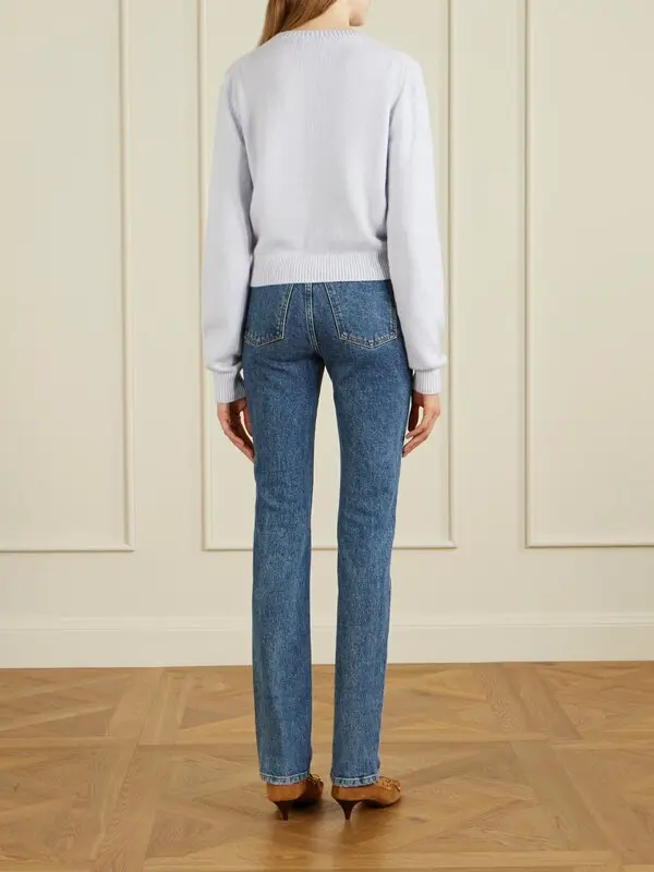 Khaite Everheart Cashmere Cardigan - Light Blue
