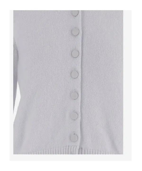 Khaite Everheart Cashmere Cardigan - Light Blue