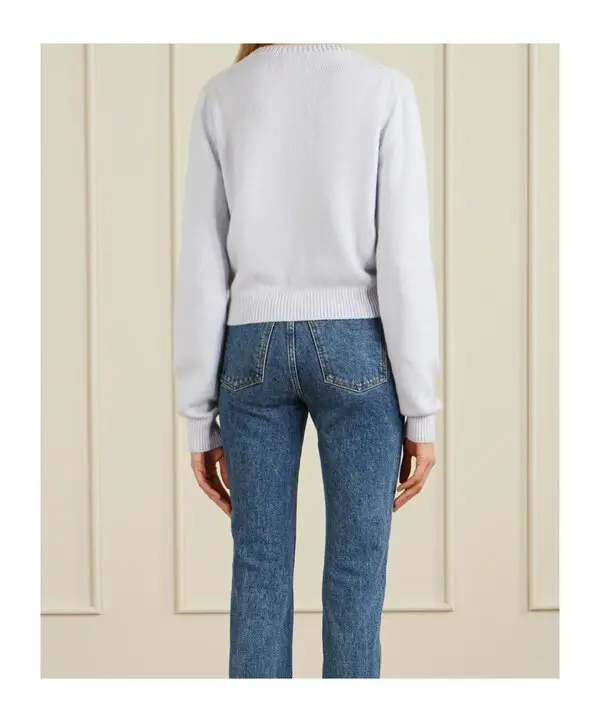 Khaite Everheart Cashmere Cardigan - Light Blue