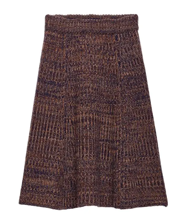 Prada Wool And Cashmere Knit Skirt