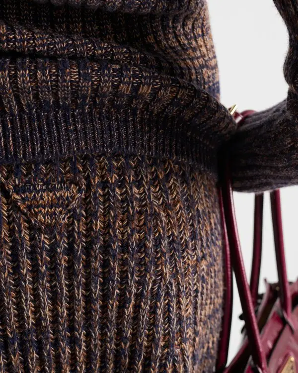 Prada Wool And Cashmere Knit Skirt