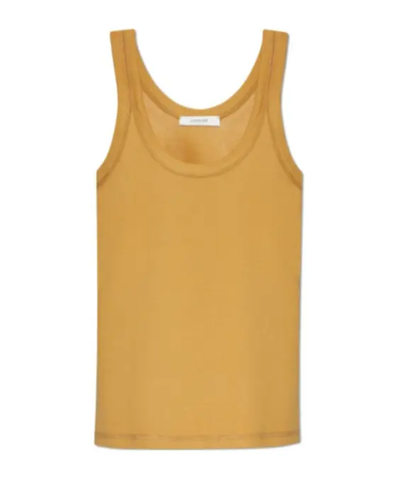 LEMAIRE Crewneck Sleeveless Top - Yellow