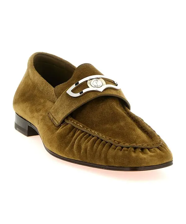 CHRISTIAN LOUBOUTIN Mocallista Loafers - Brown