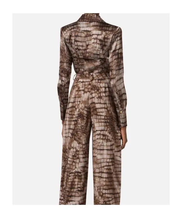 Elisabetta Franchi Printed Satin Shirt