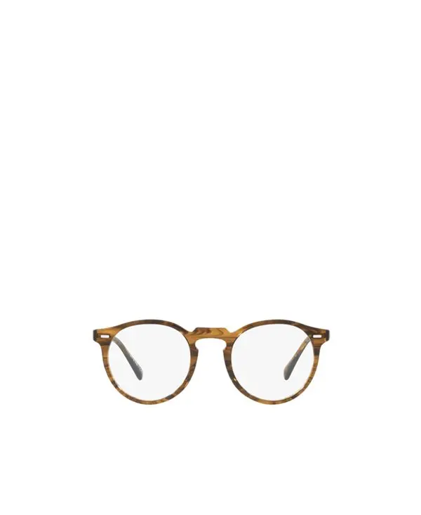 Oliver Spencer Gregory Peck Oval Frame Eyeglasses - White