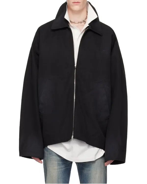 Balenciaga Bb Garderobe Embroidered Zipped Jacket