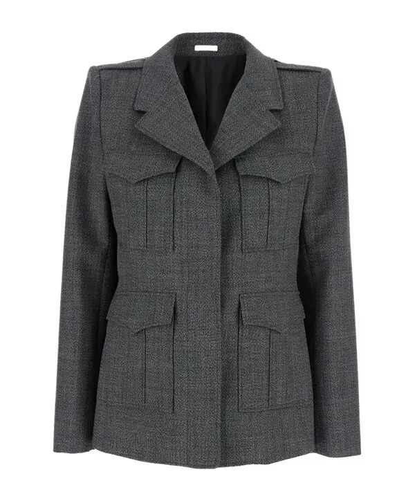 Alexander McQueen Pocket Detailed Blazer