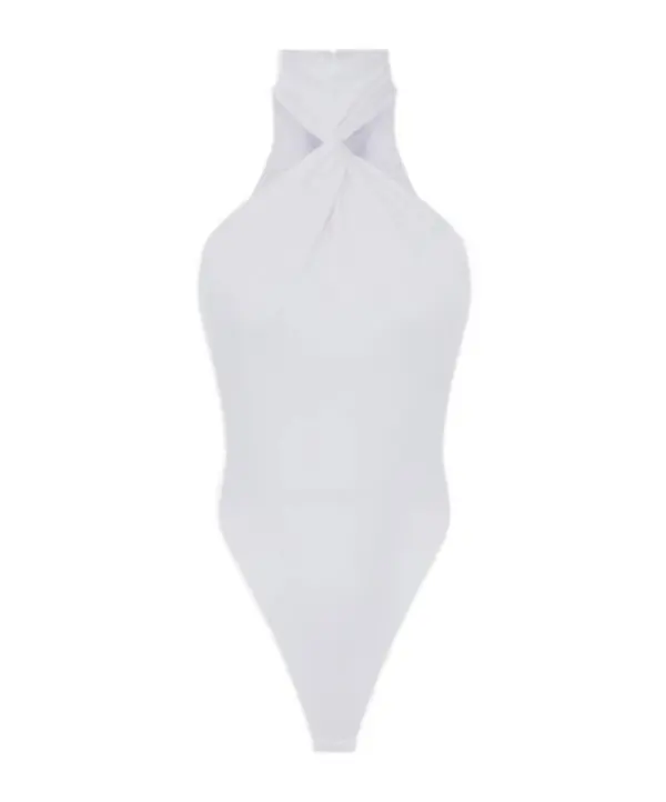 Elisabetta Franchi Twisted-neckline Bodysuit