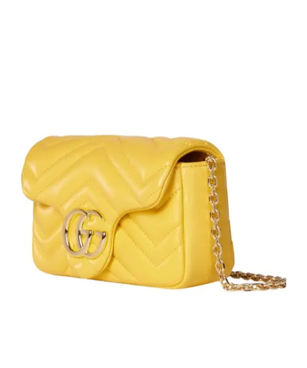 Gucci Gg Marmont Mini Bag - Yellow