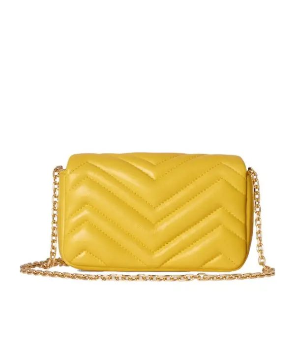 Gucci Gg Marmont Mini Bag - Yellow